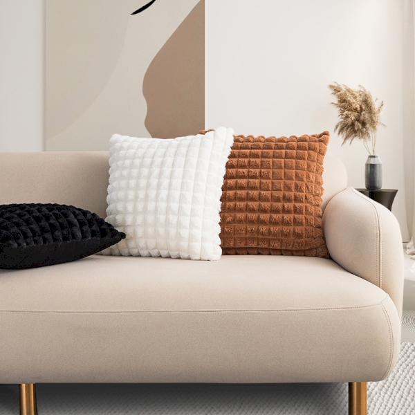 Coussin Imitation Fourrure