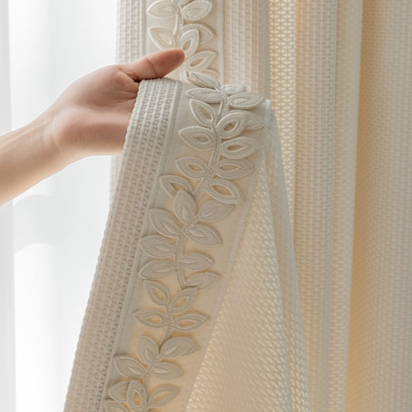 Soft-Textured Cotton Curtains – Embrace Graininess